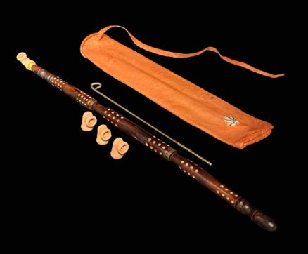 Moroccan Sebsi Pipe 3 Piece Starter Pack Dark Brown - Original Sebsi